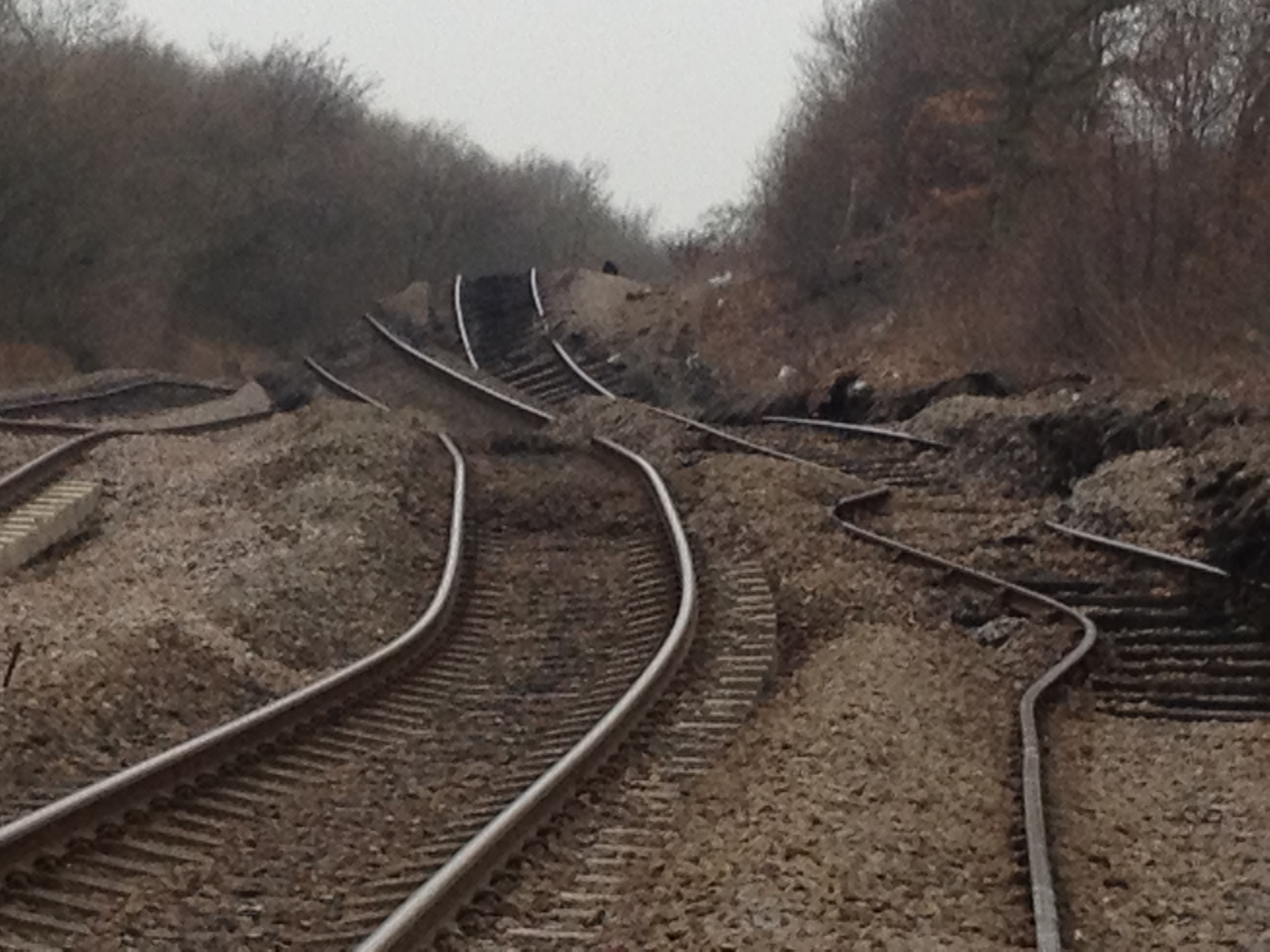 Colliery landslip halts rail services near Doncaster | New Civil Engineer
