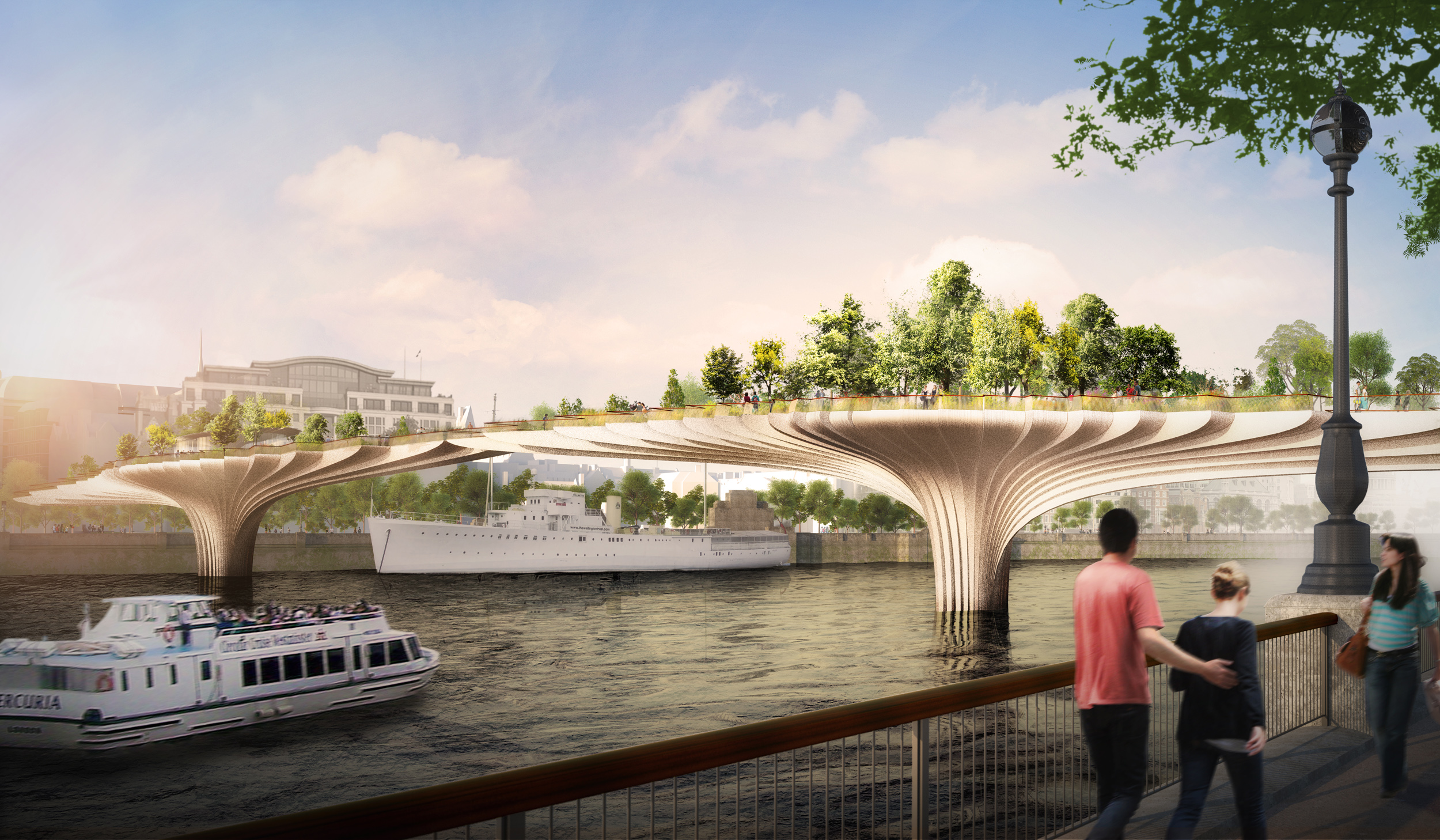Boris plan for new Thames 'garden' bridge revealed | New Civil Engineer