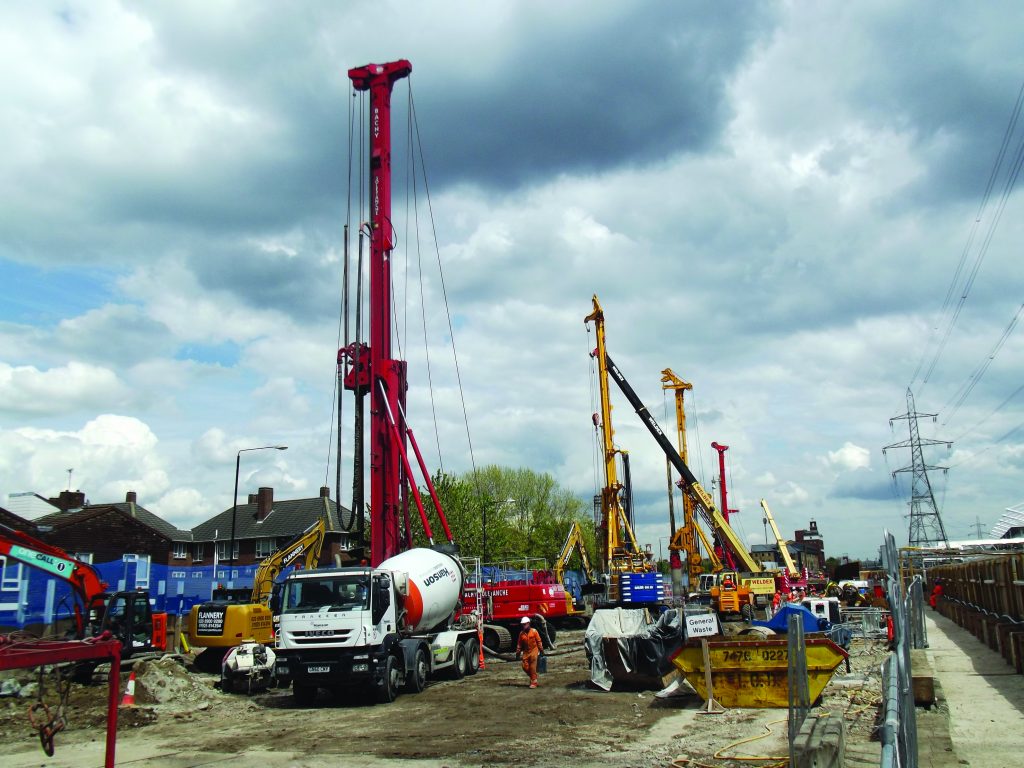 Piling for Crossrail's Royal Victoria Portal ramps up | New Civil Engineer