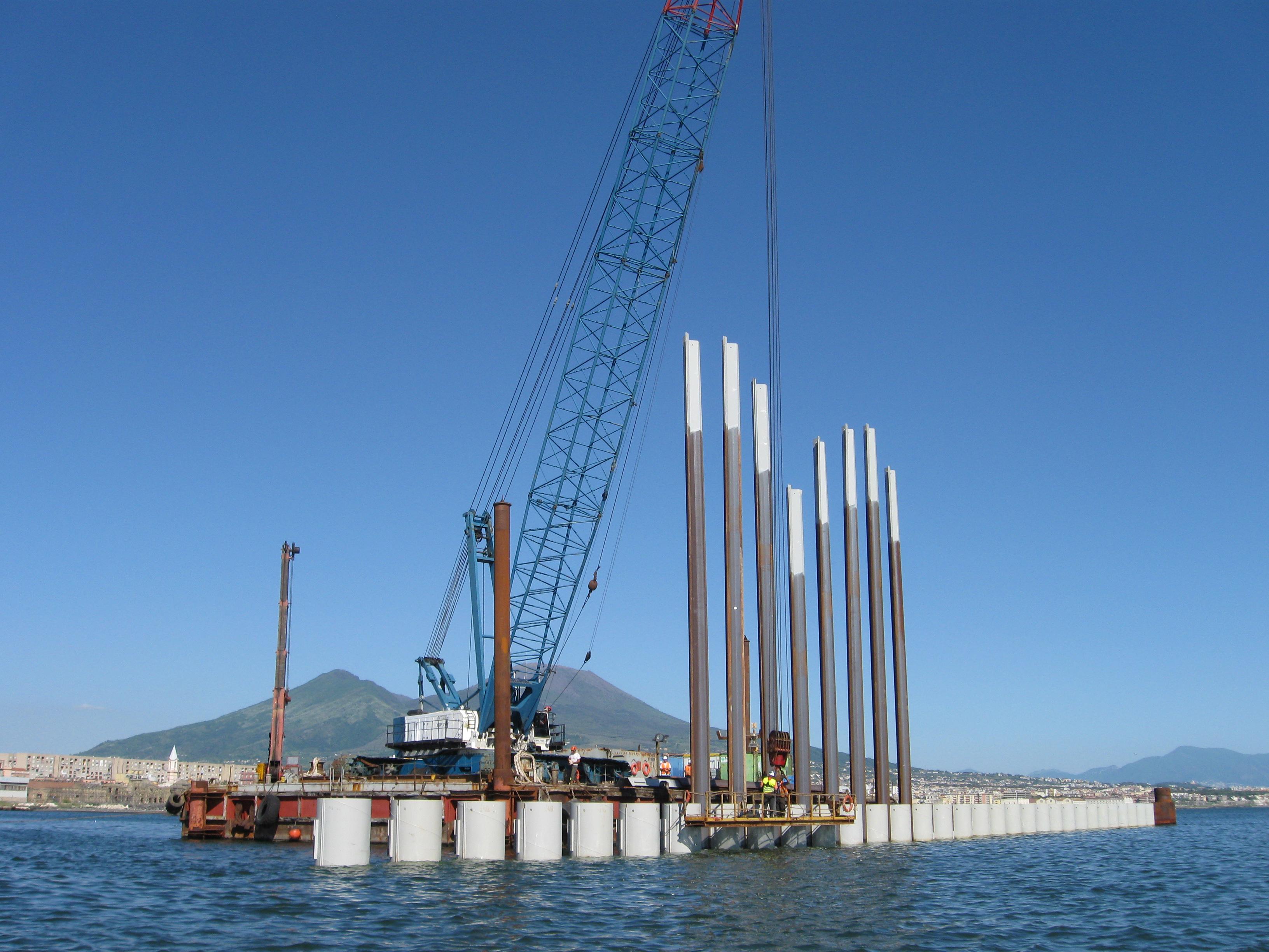 Port construction at Naples | New Civil Engineer