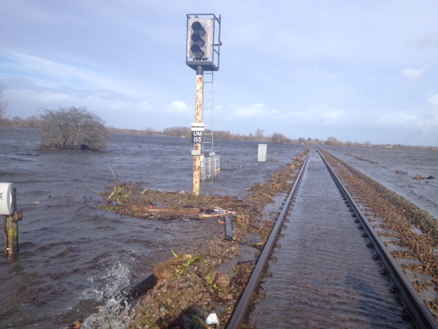 Network Rail battles to reopen flooded line | New Civil Engineer