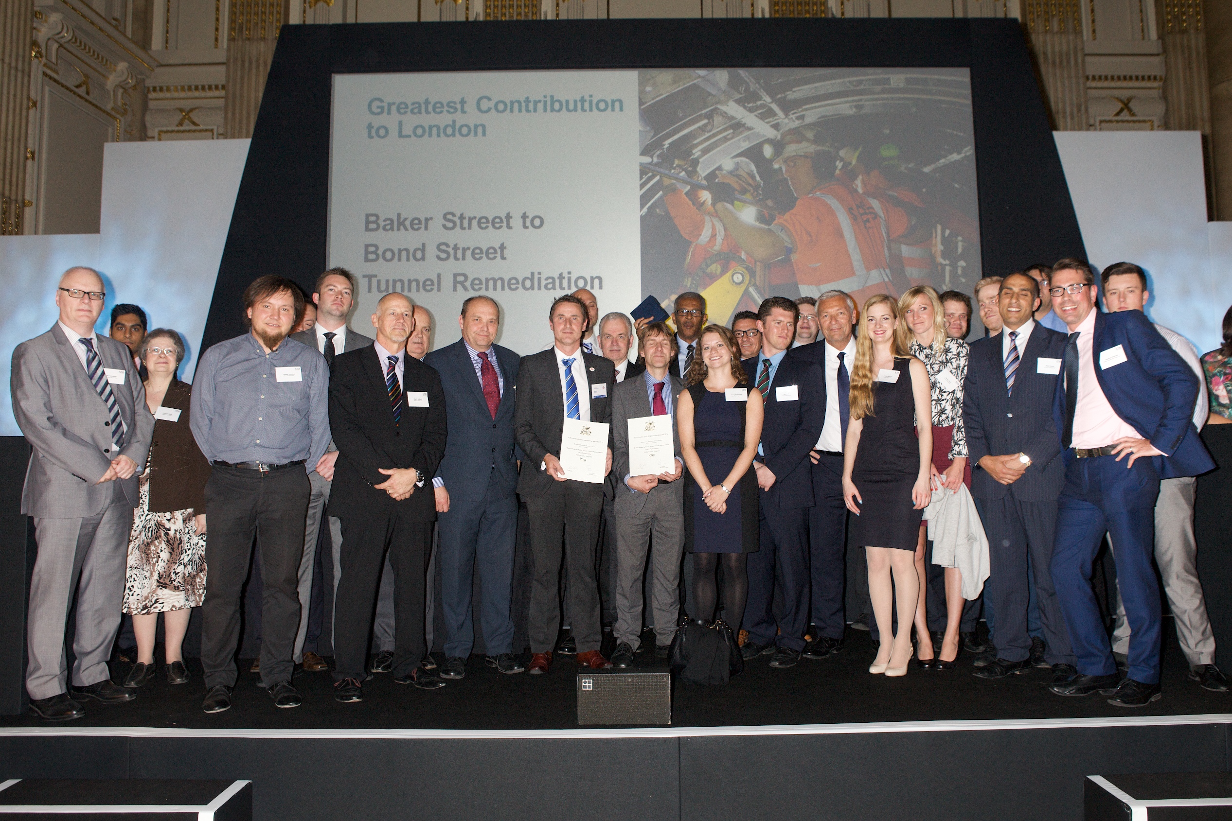 Underground stars are honoured | New Civil Engineer