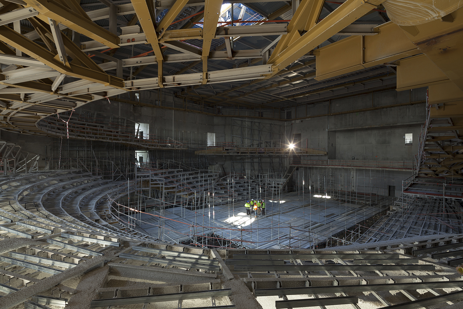 The Gallery | Steelwork installed on controversial Paris Philharmonic ...