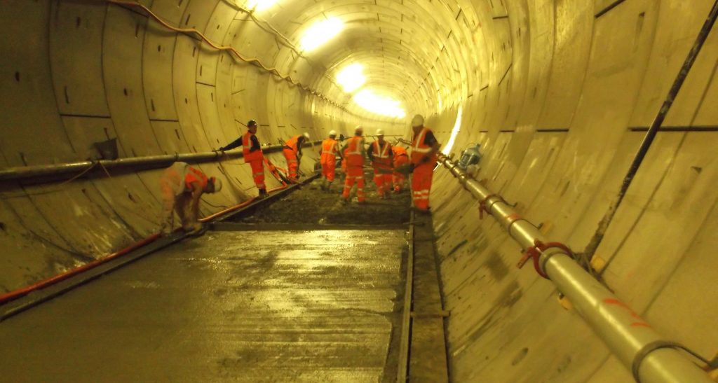 Crossrail project claims concrete pumping record | New Civil Engineer