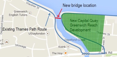 The Gallery | Deptford Creek footbridge swings into position | New ...