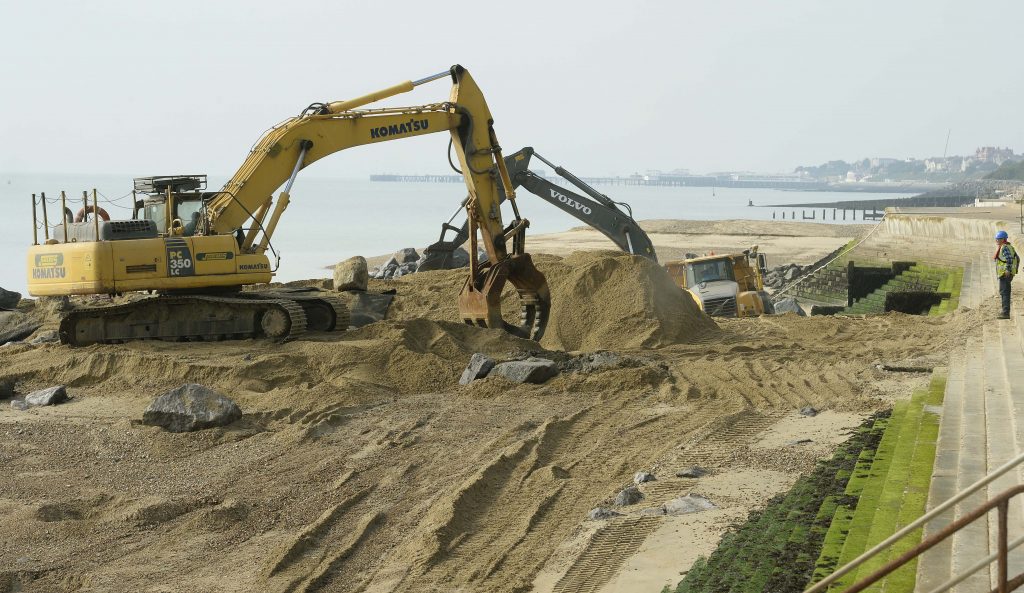 The Gallery | GPS used to install sea defences in Essex | New Civil ...