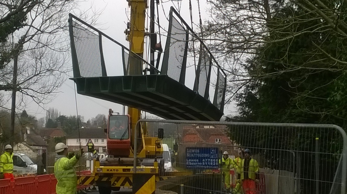 The Gallery | Polymer bridge installed in East Sussex | New Civil Engineer
