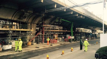 Hammersmith Flyover strengthening: Stressful work | New Civil Engineer