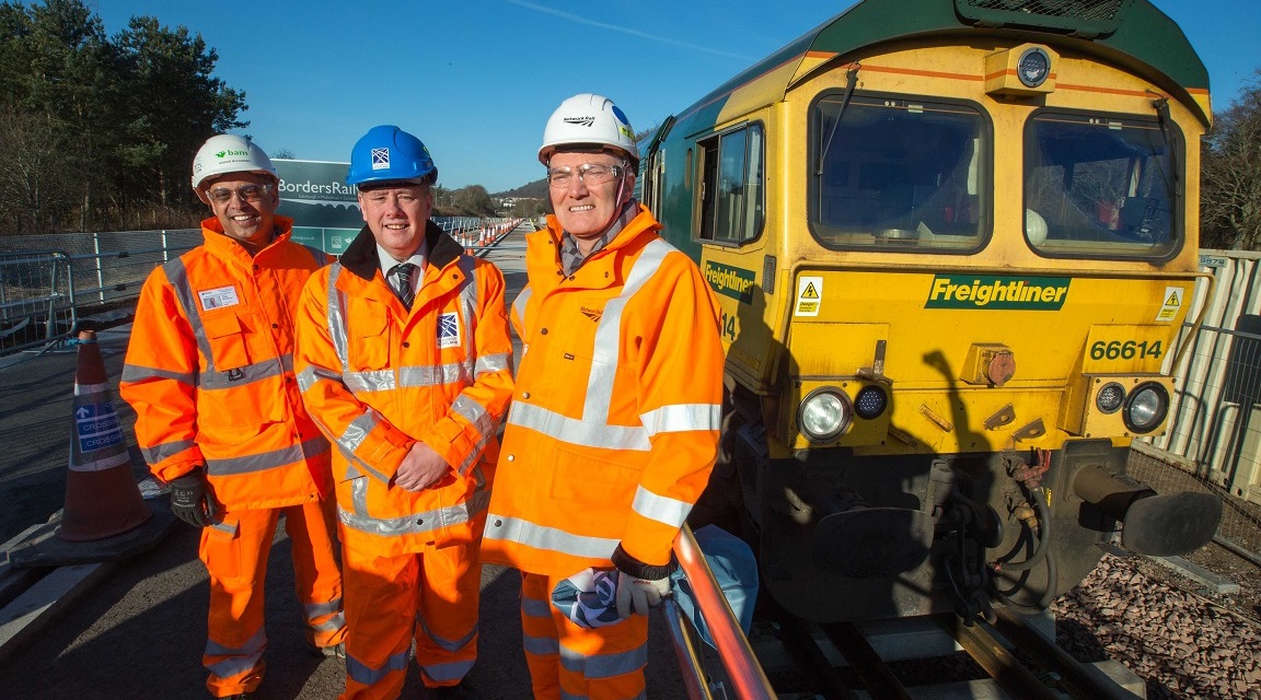 Bam completes Borders Railway track-laying | New Civil Engineer