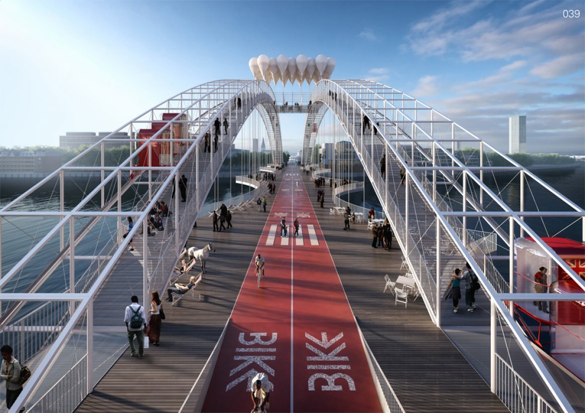 The Gallery | The best of the 74 Nine Elms bridge designs | New Civil ...