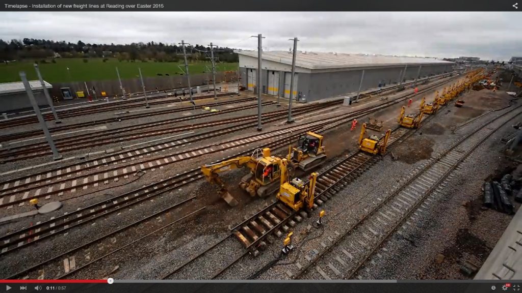 Video | Reading rail freight lines installed | New Civil Engineer