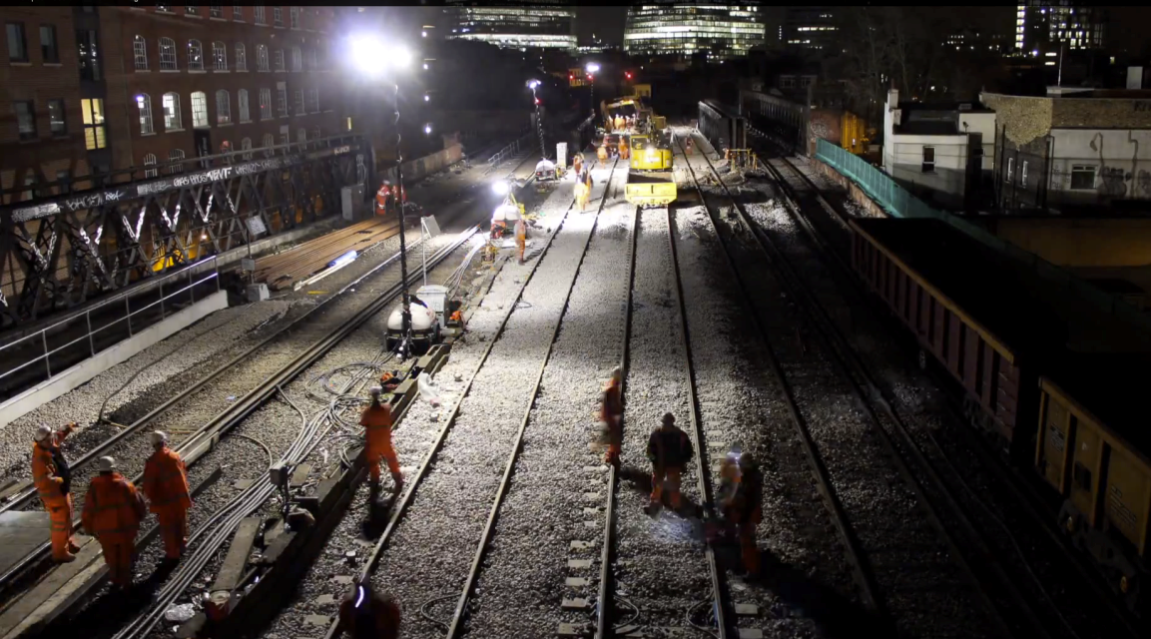 Video | Easter holiday rail works timelapse | New Civil Engineer