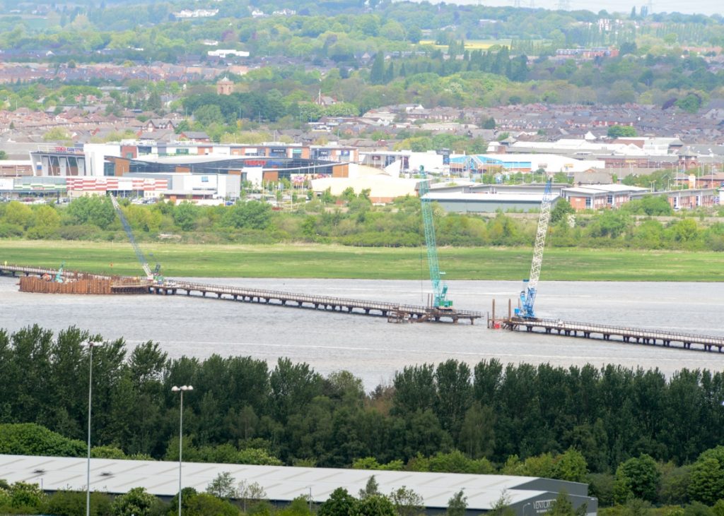 The Gallery | Temporary bridge completed to aid Mersey Gateway scheme ...