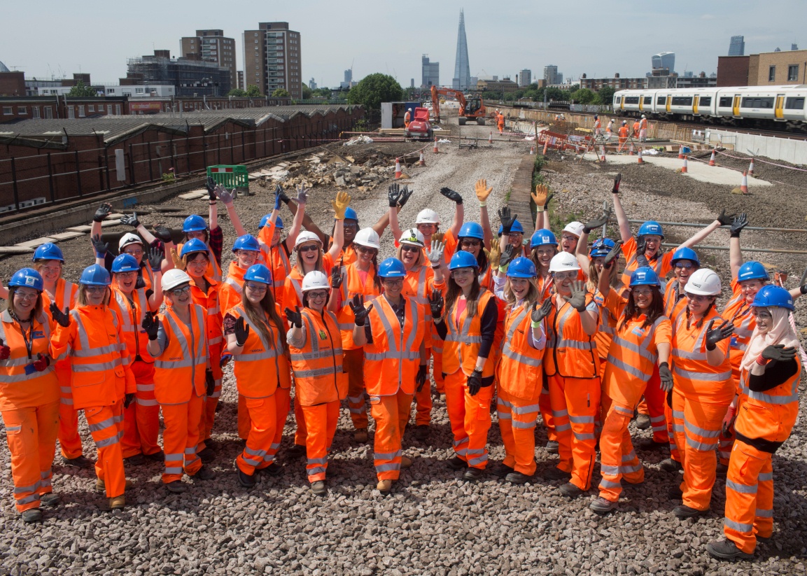 Rail workers celebrate women in engineering | New Civil Engineer