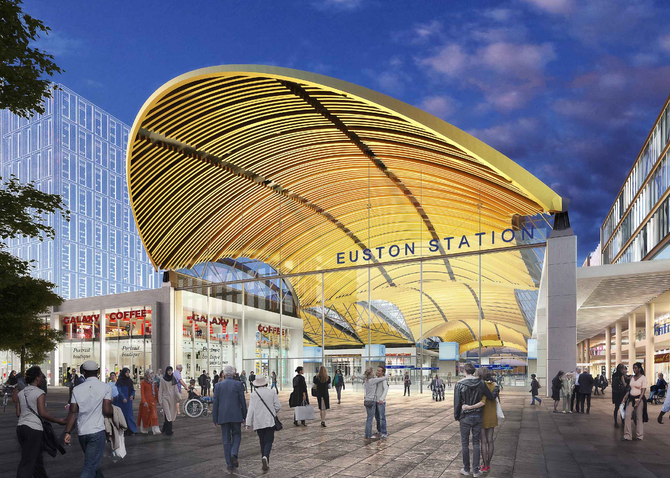 HS2 Euston station design development released | New Civil Engineer