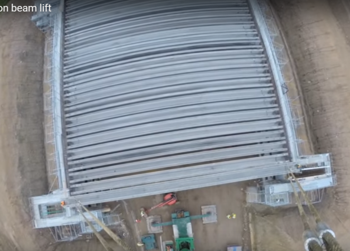 Video | Aberdeen bypass beam lift | New Civil Engineer