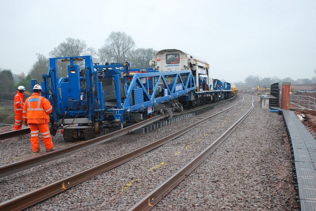 Rail track laying record set | New Civil Engineer