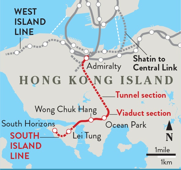 South East Asia | Challenges of Hong Kong's South Island Line | New ...