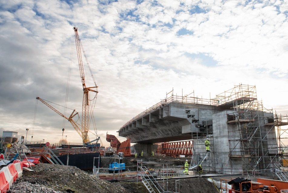 The Gallery | Mersey Gateway deck span built | New Civil Engineer