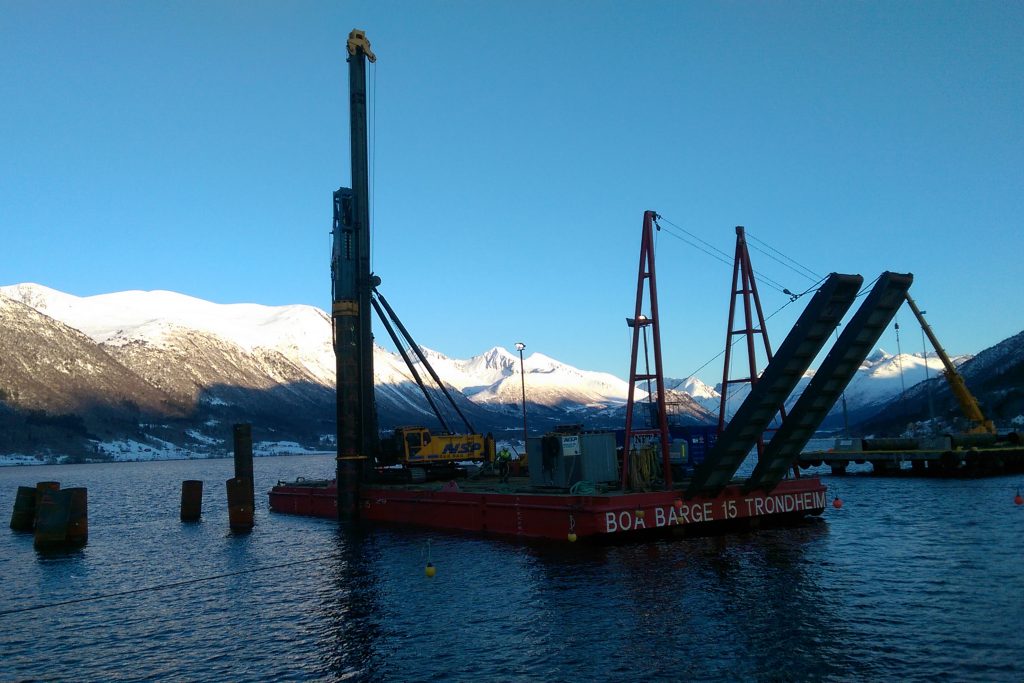 The Gallery | Fjord quay construction nears completion | New Civil Engineer