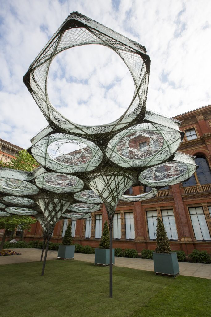 Robot-built pavilion launches V&A engineering season | New Civil Engineer