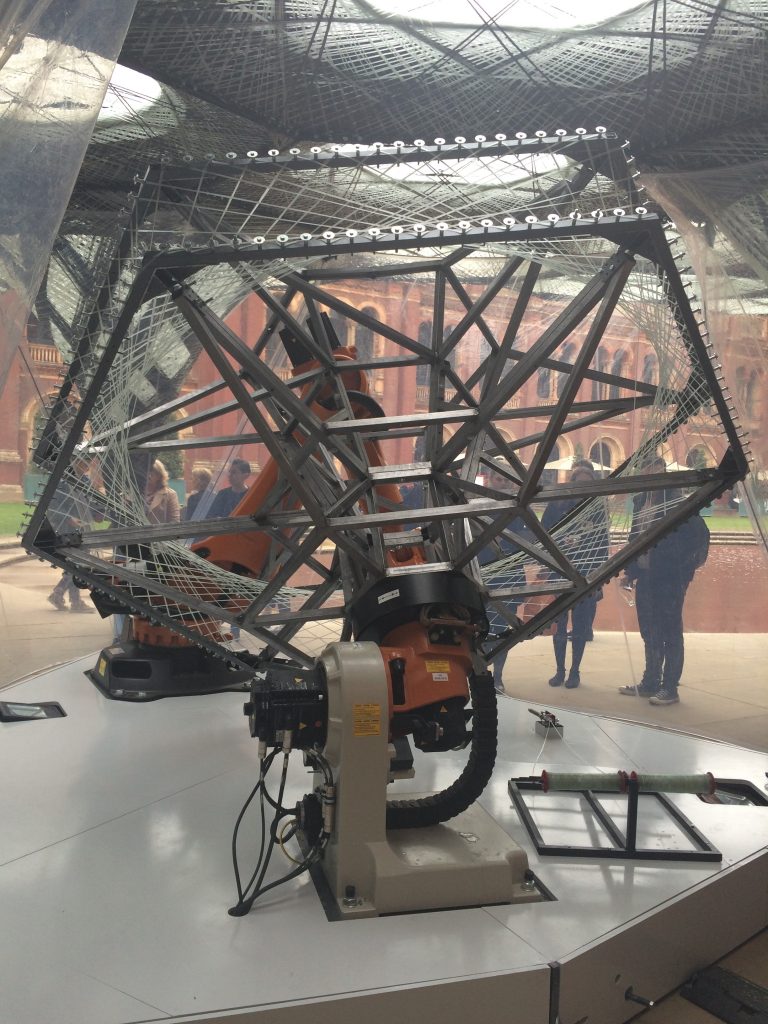 Robot-built pavilion launches V&A engineering season | New Civil Engineer