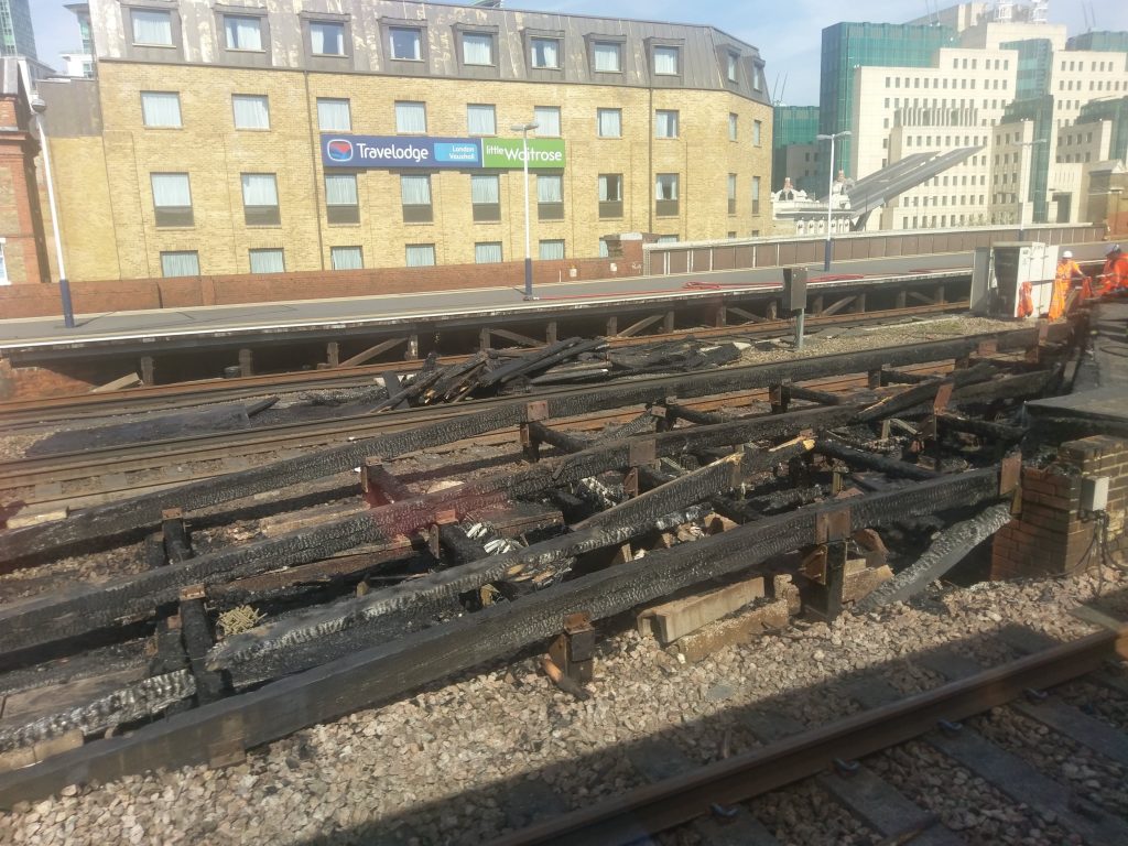 Fire at Vauxhall station causes major disruption – update | New Civil ...