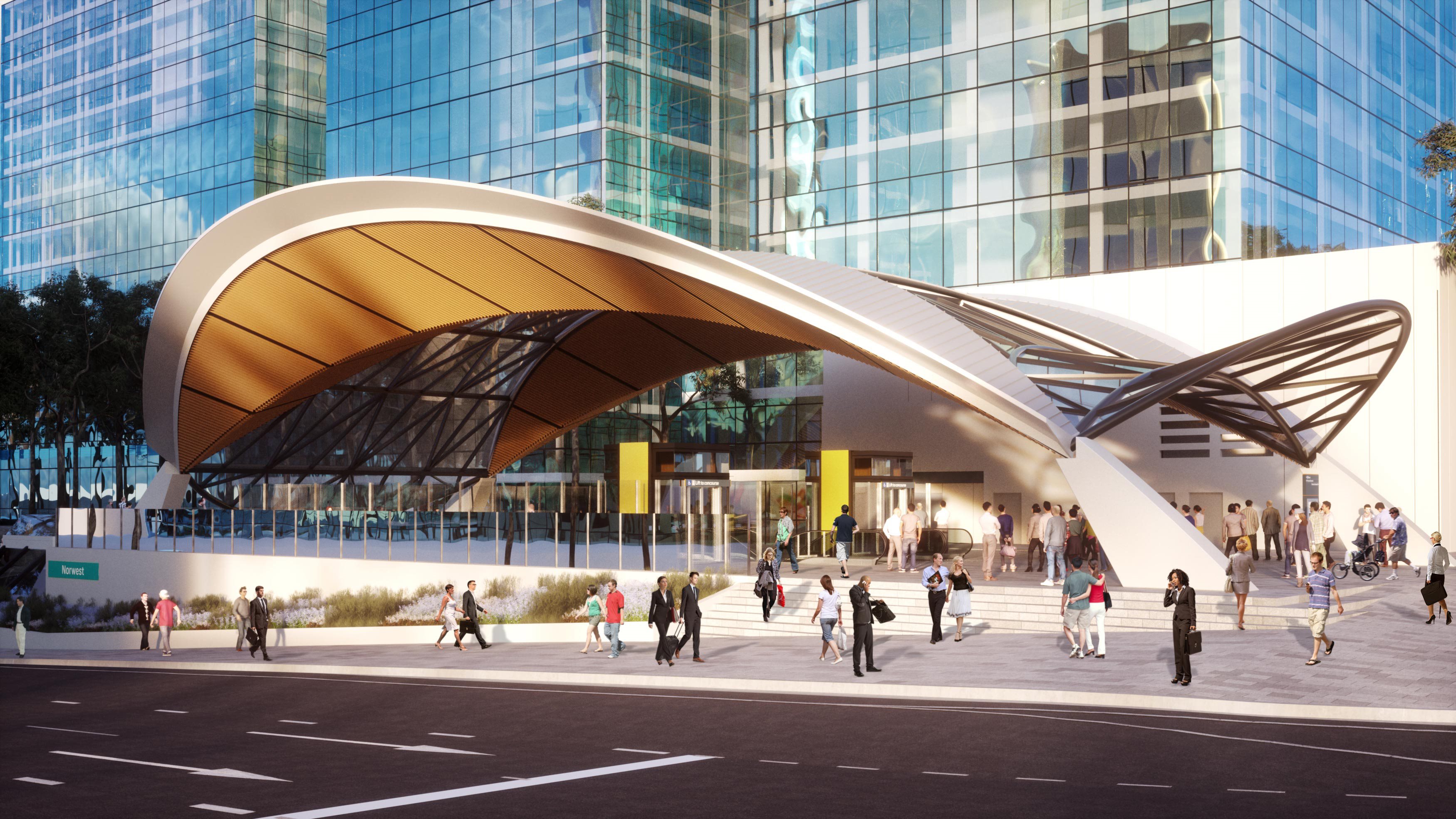 Sydney Metro Skytrain Stations Take Shape Infrastructure Magazine