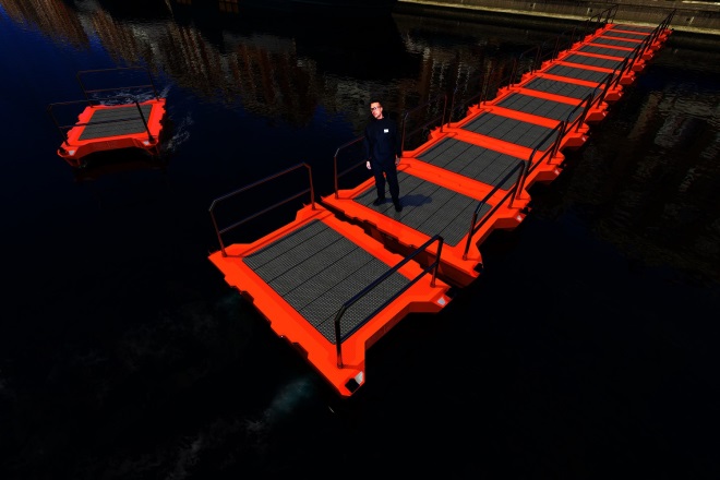 Amsterdam plans autonomous bridge-building boats | New Civil Engineer