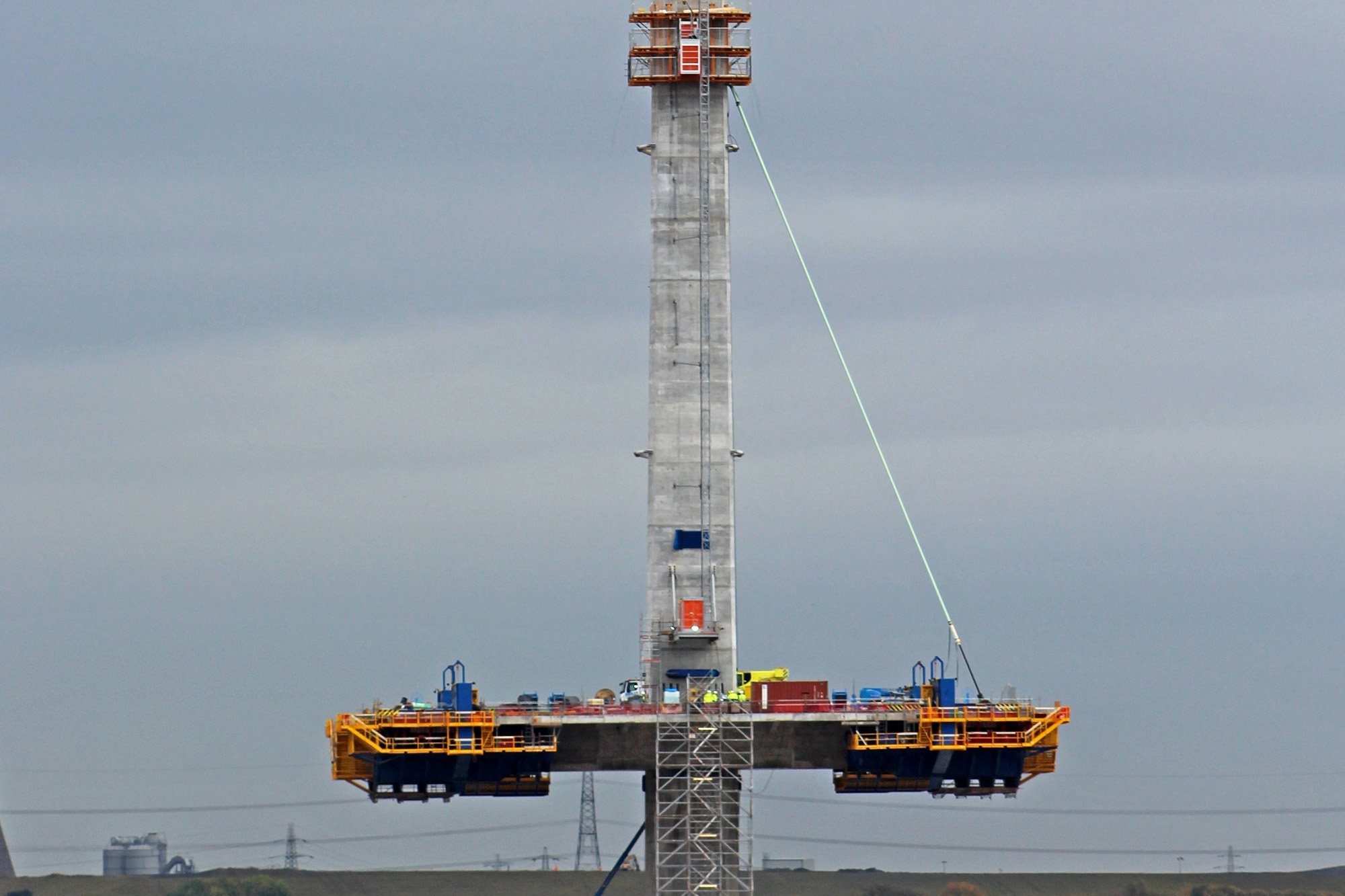 The Gallery | First stay cable for Mersey bridge | New Civil Engineer