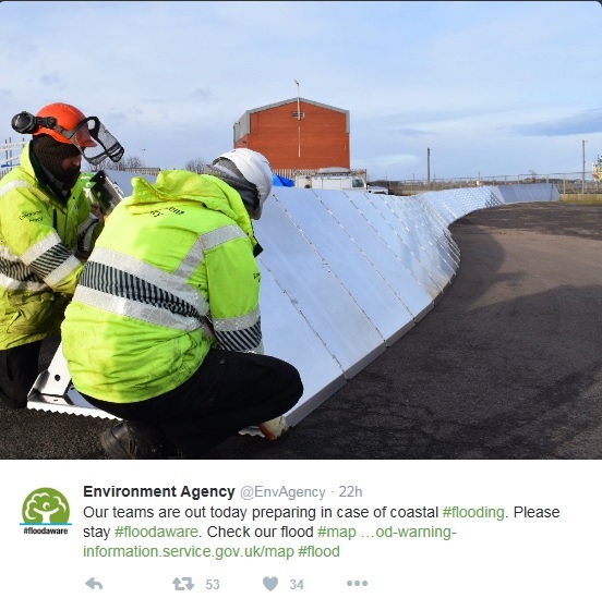 East coast storm surges to test flood defences | New Civil Engineer