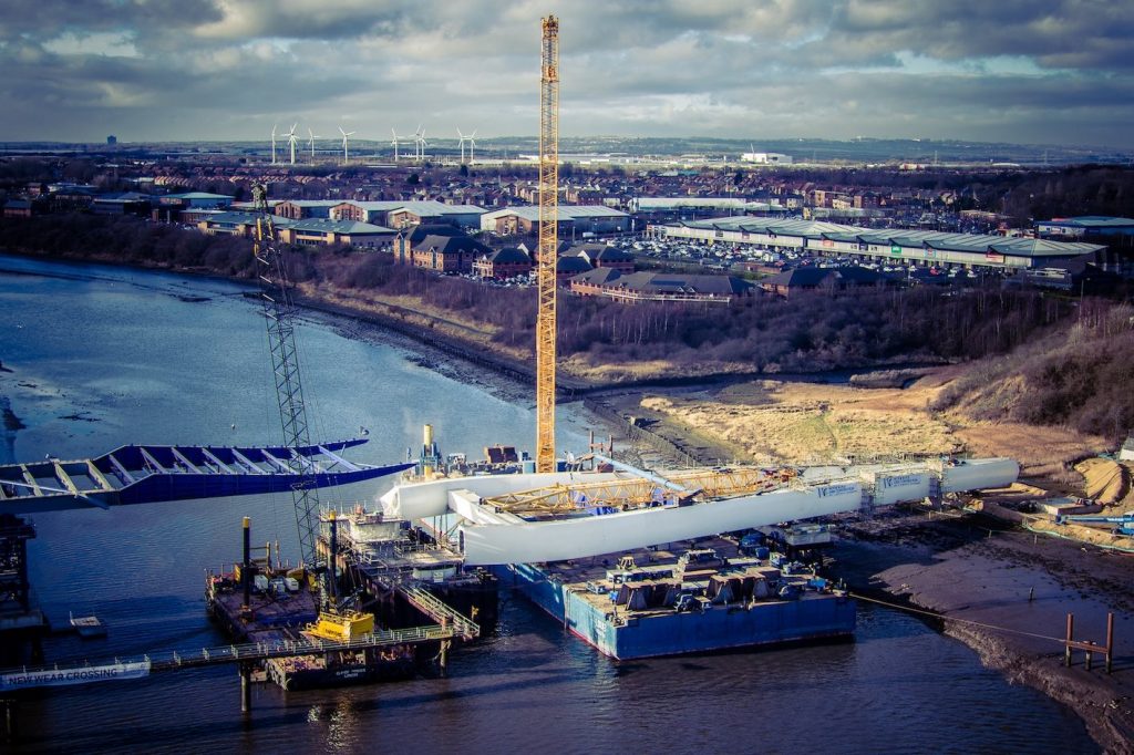 Massive New Wear Crossing main pylon to be erected | New Civil Engineer
