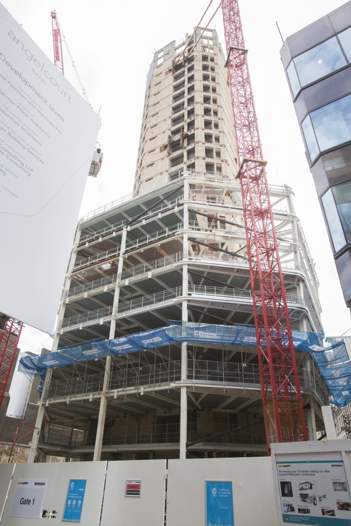 The Gallery | Construction of One Angel Court | New Civil Engineer