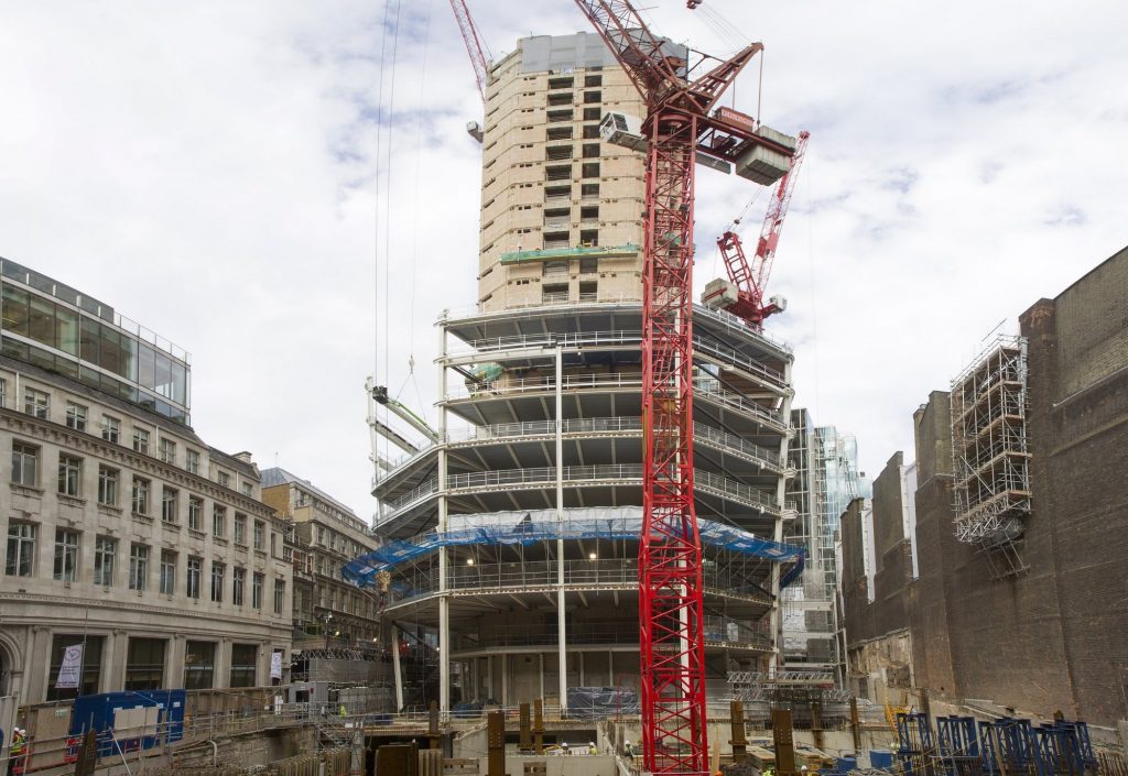The Gallery | Construction of One Angel Court | New Civil Engineer