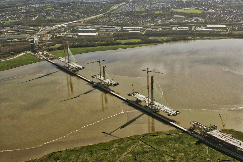 Video | New drone footage over Mersey Gateway | New Civil Engineer
