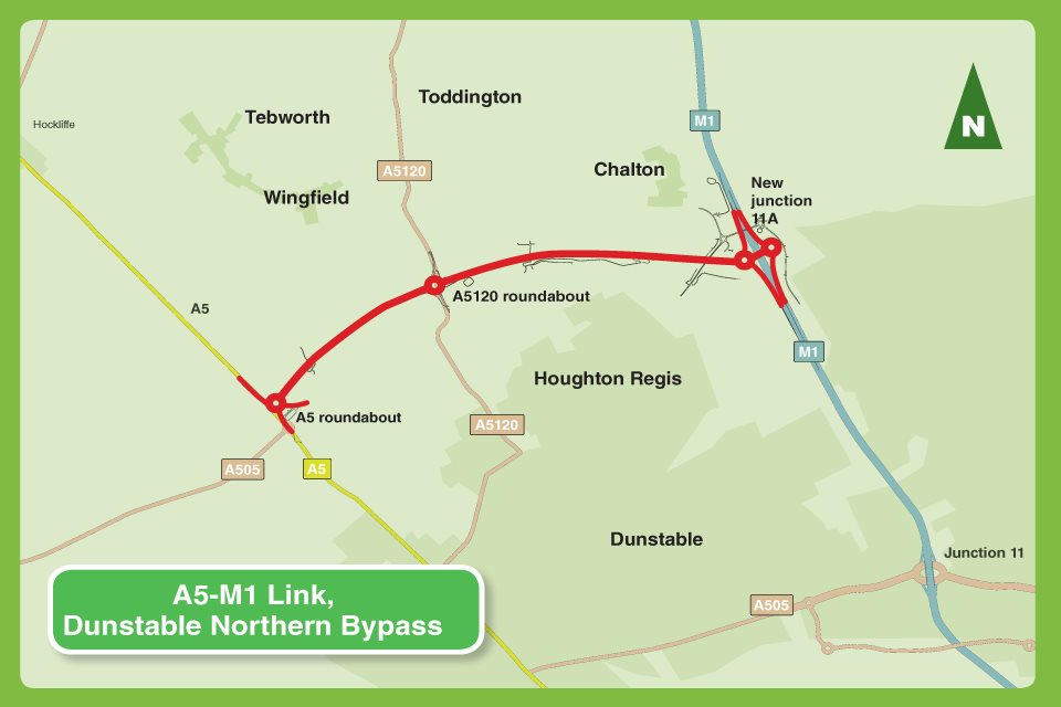 The Gallery | Major new A5 to M1 link road opens | New Civil Engineer