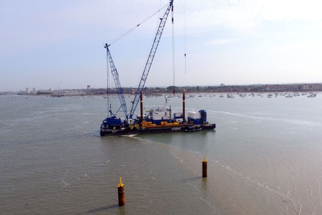 Marine | Portsmouth's new Navy jetty | New Civil Engineer