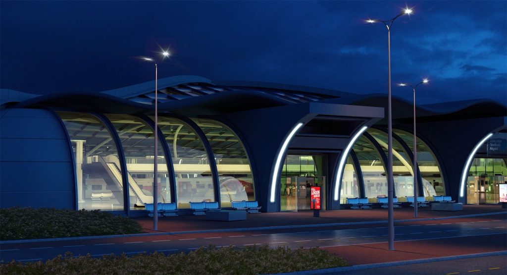 Yorkshire airport rail station designs revealed | New Civil Engineer