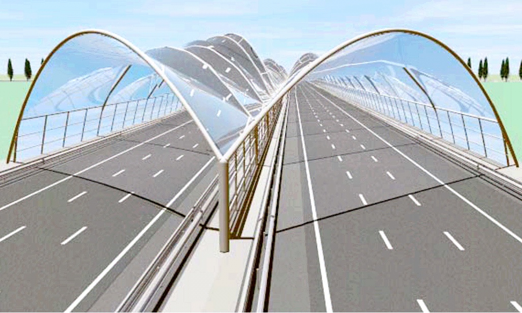 Pollution-cutting canopies considered for roads | New Civil Engineer