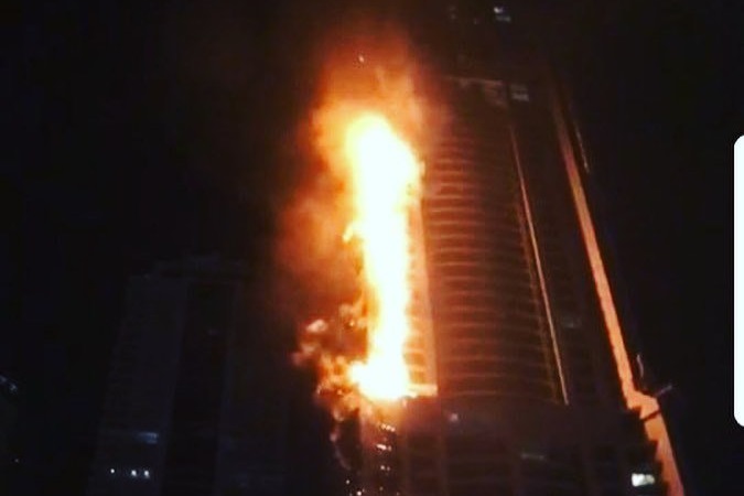 Fire breaks out in Dubai tower block | New Civil Engineer