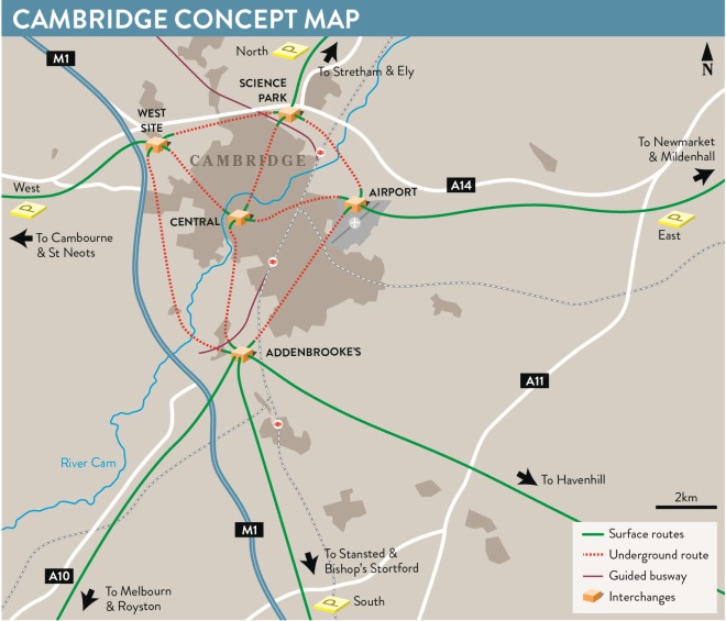 Low cost metro plan for Cambridge | New Civil Engineer