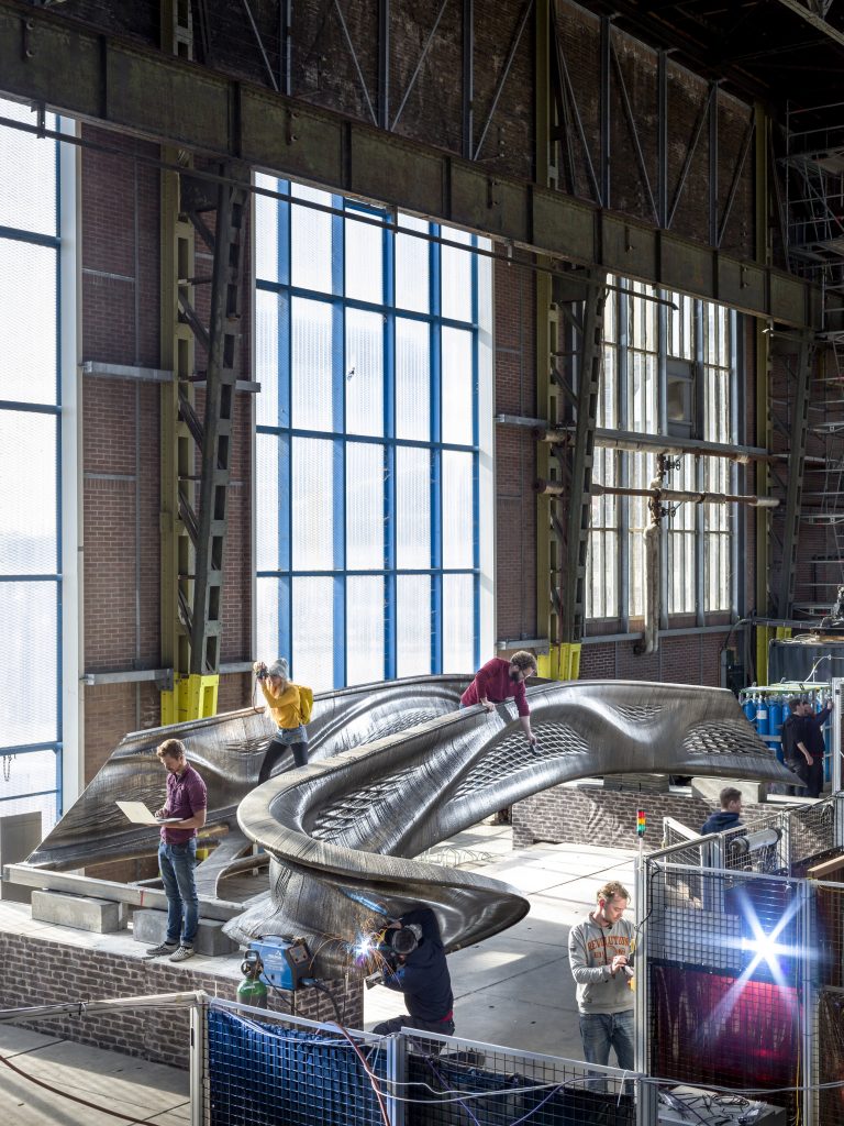 Gallery | Full span of 3D printed steel 'smart bridge' finalised | New ...