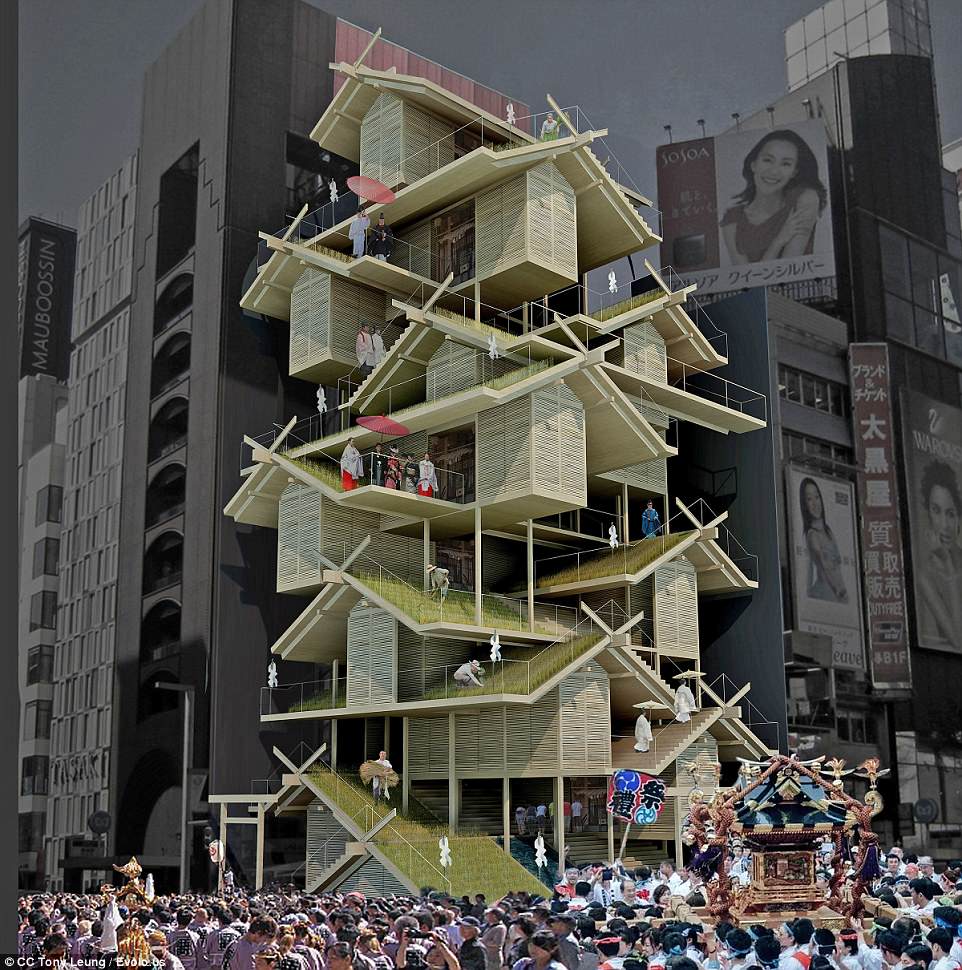 Gallery | Origami-style skyscraper wins future buildings award | New ...