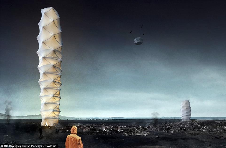 Gallery | Origami-style skyscraper wins future buildings award | New ...