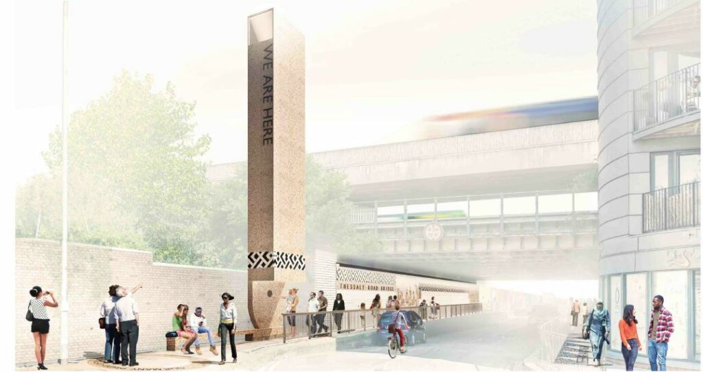 Gallery | Designs for Nine Elms railway bridge | New Civil Engineer