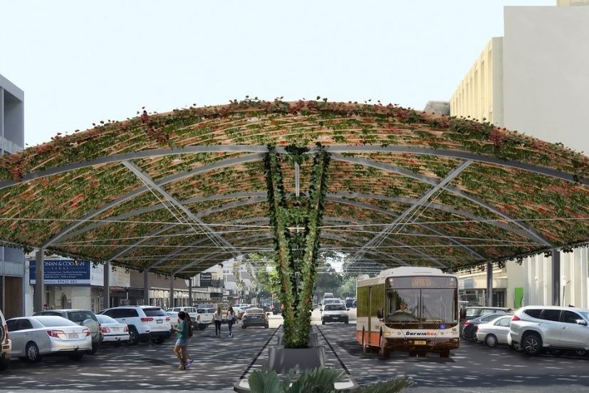 £1.5M canopy to protect Darwin from sun's rays | New Civil Engineer