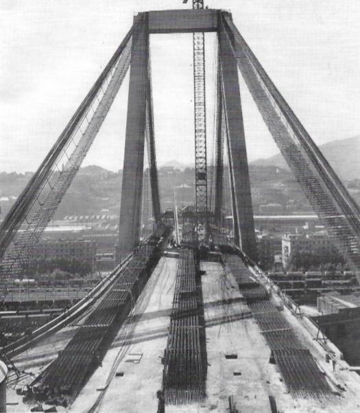 Revealed | Collapsed Italy bridge construction photos and designs | New ...