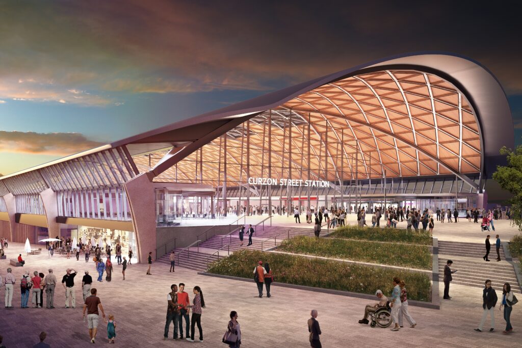Gallery | Revised designs for HS2 Birmingham stations | New Civil Engineer