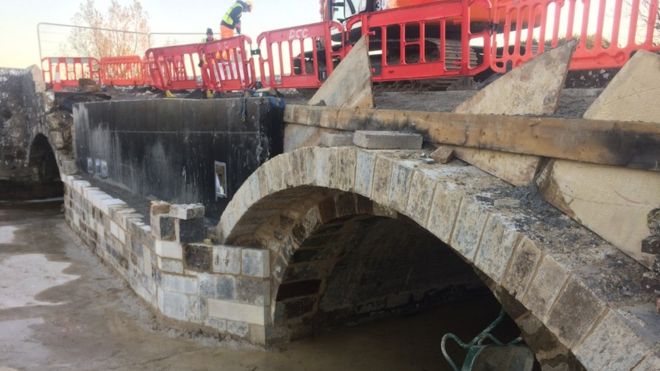 Historic Dorset bridge reopens after collapse | New Civil Engineer