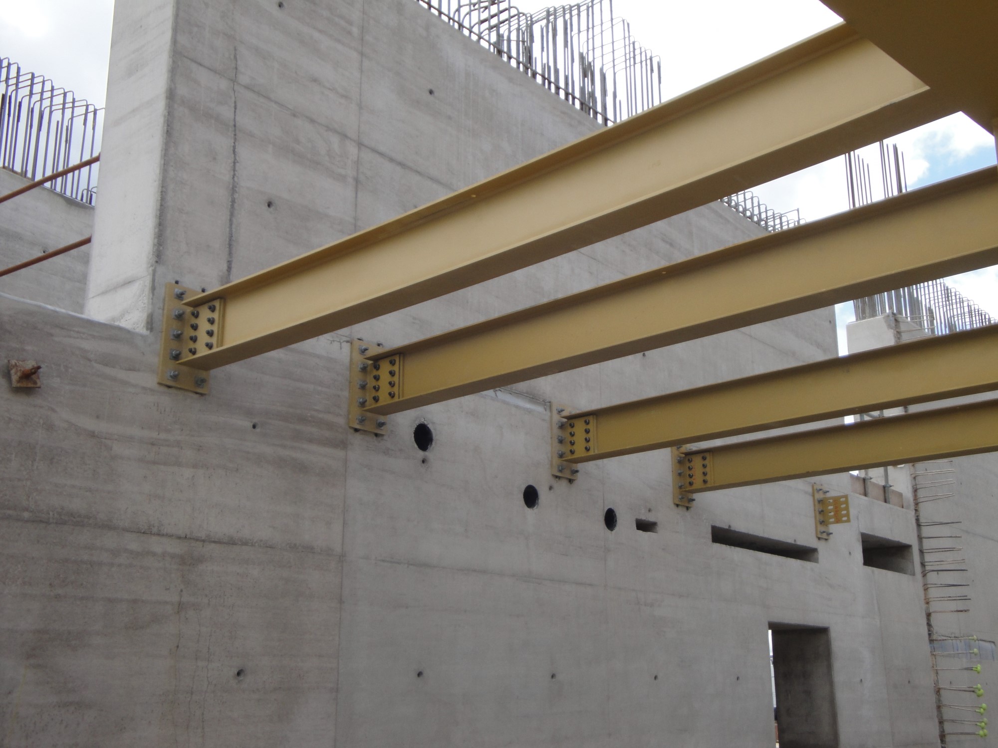I Beam Connection To Wall 440817 Steel Beam Connection To Wall Images 